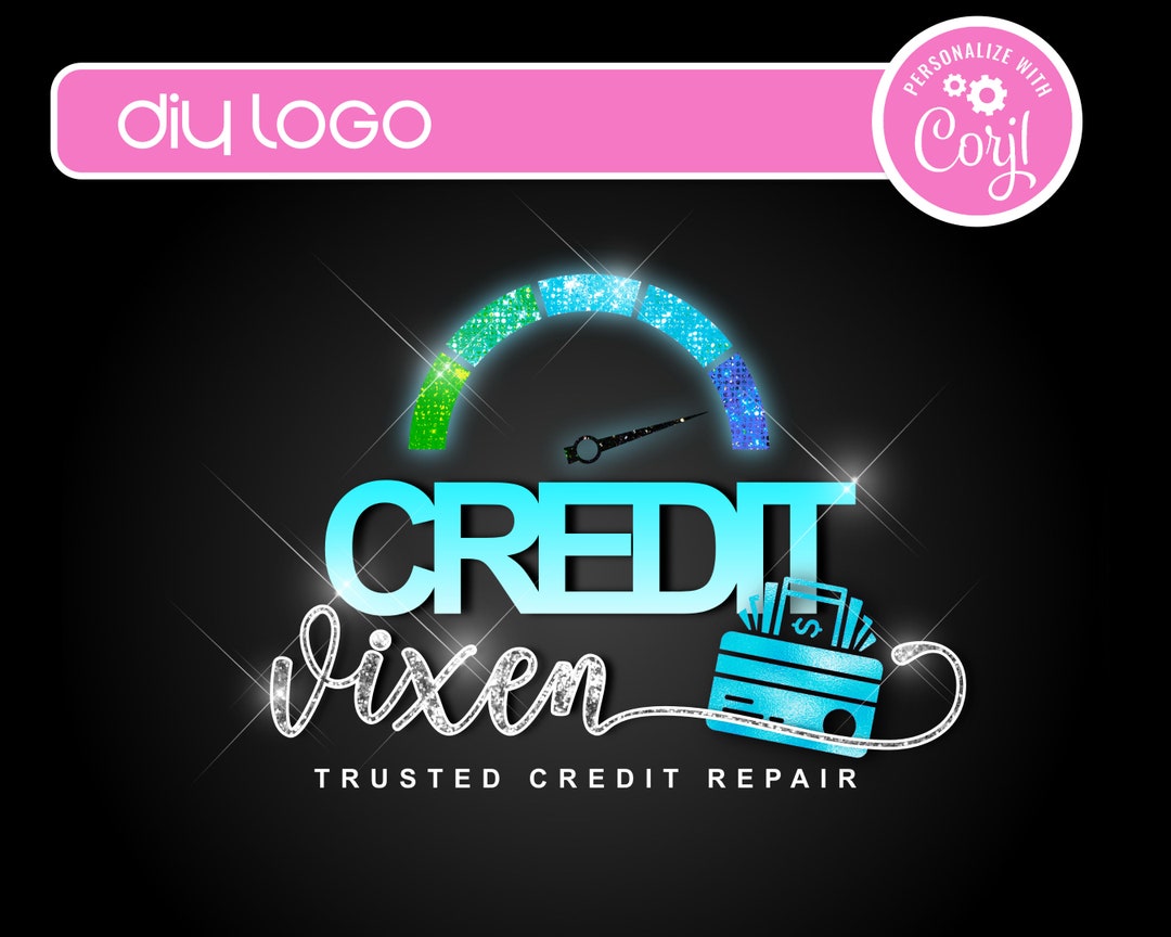 DIY Credit Repair Logo, Editable Customizable Credit Counselor Repair ...