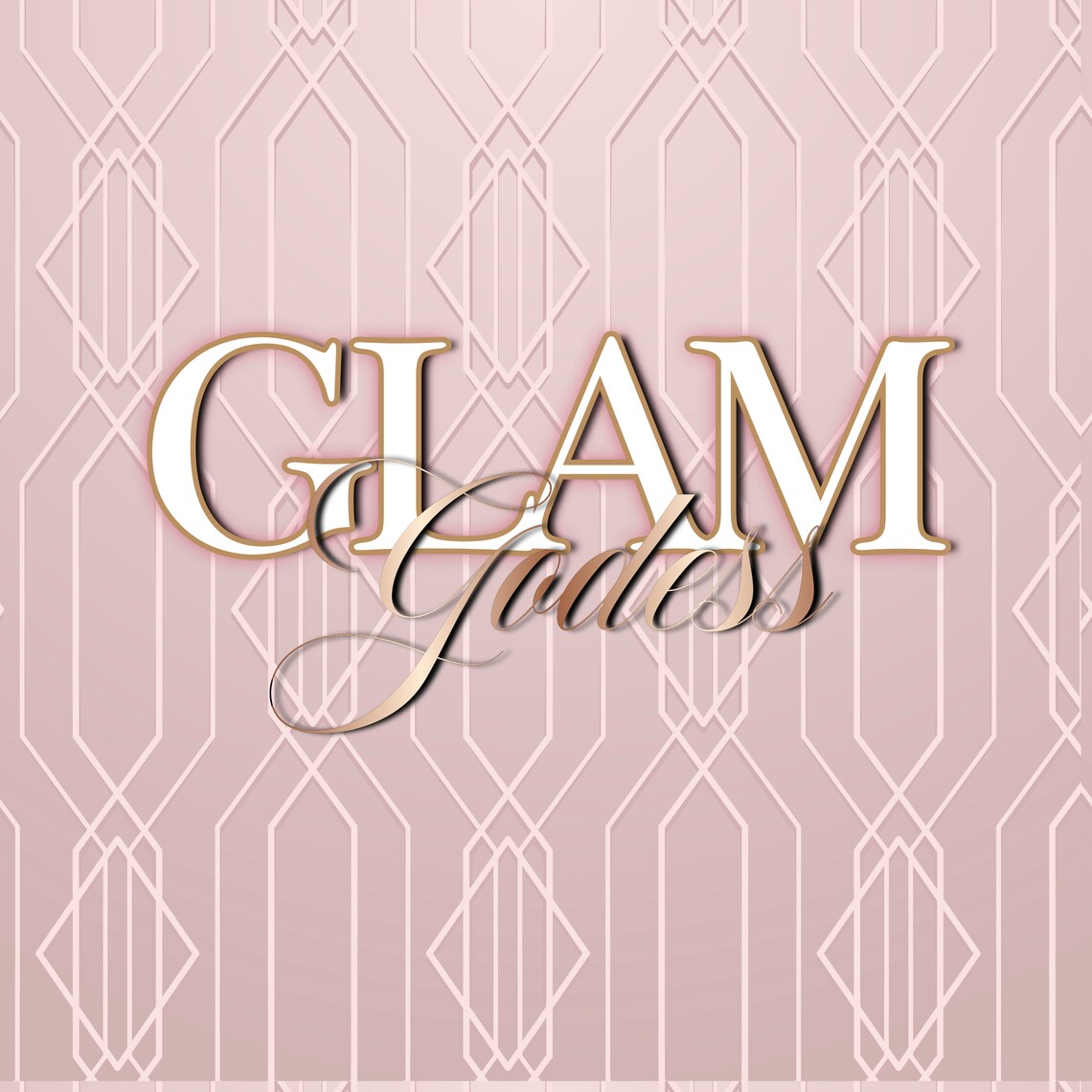 DIY Rose Gold Logo Template Editable Customizable Logo | Etsy