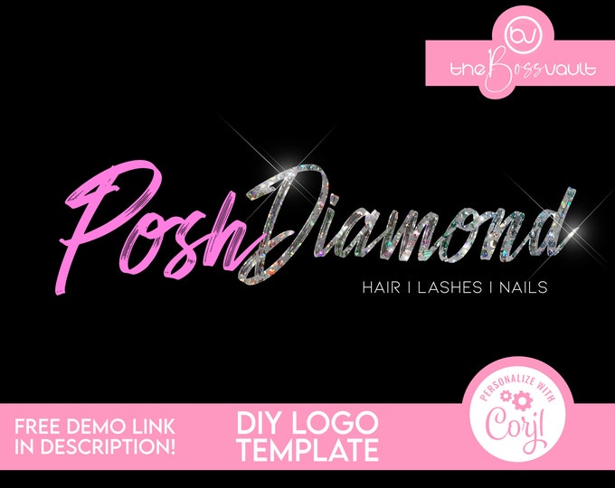 Hair Logo Design, Bundles Logo, Premade Logo Design, Hair Extensions ...