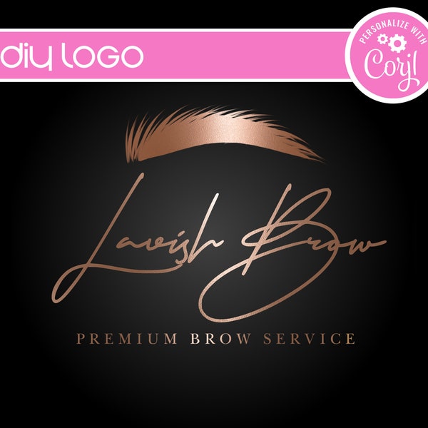 Brow Logo Design - Etsy UK