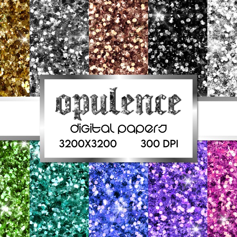 Chunky Glitter Set - Etsy