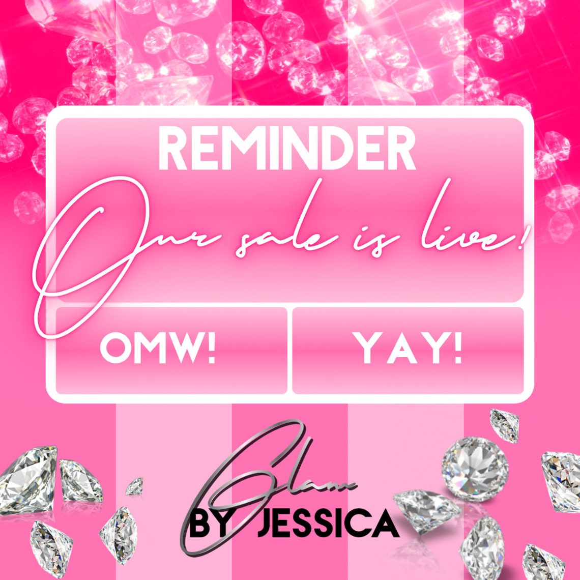 DIY Editable Reminder Flyer Instant Access Boutique Sale - Etsy