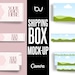 Shipping Box Mockup Template Canva Shipping Box Mock-up - Etsy