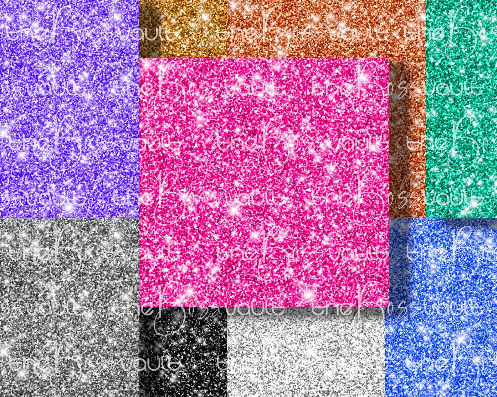 Glitter Digital Paper Instant Download Glitter Sparkle - Etsy