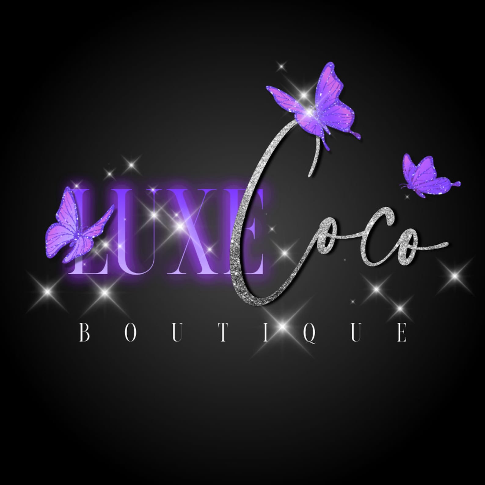 DIY Purple Butterfly Logo Template Customizable Editable - Etsy