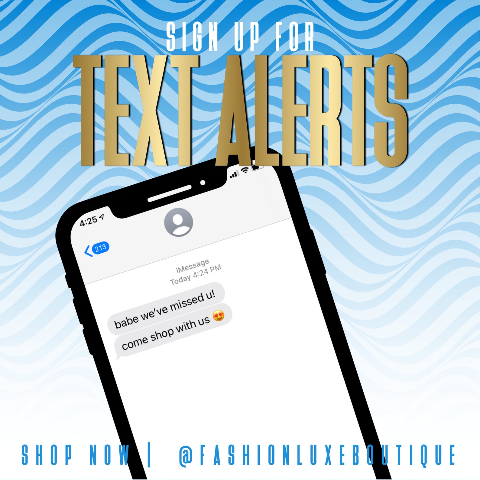 Text Alert Promotion Flyer Sale Flyer Boutique Advertising | Etsy