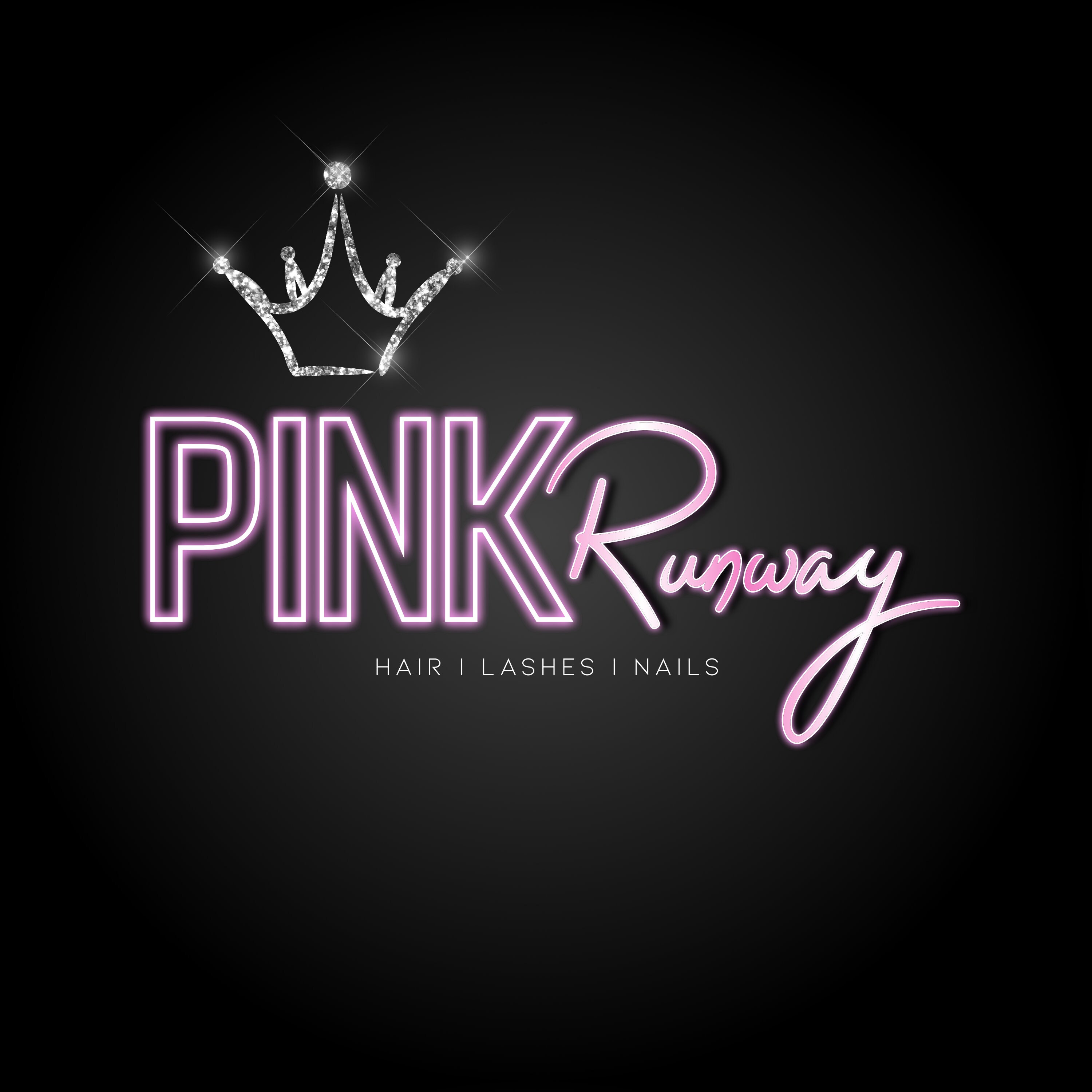 DIY Pink Neon Logo Editable Customizable Logo Template With | Etsy