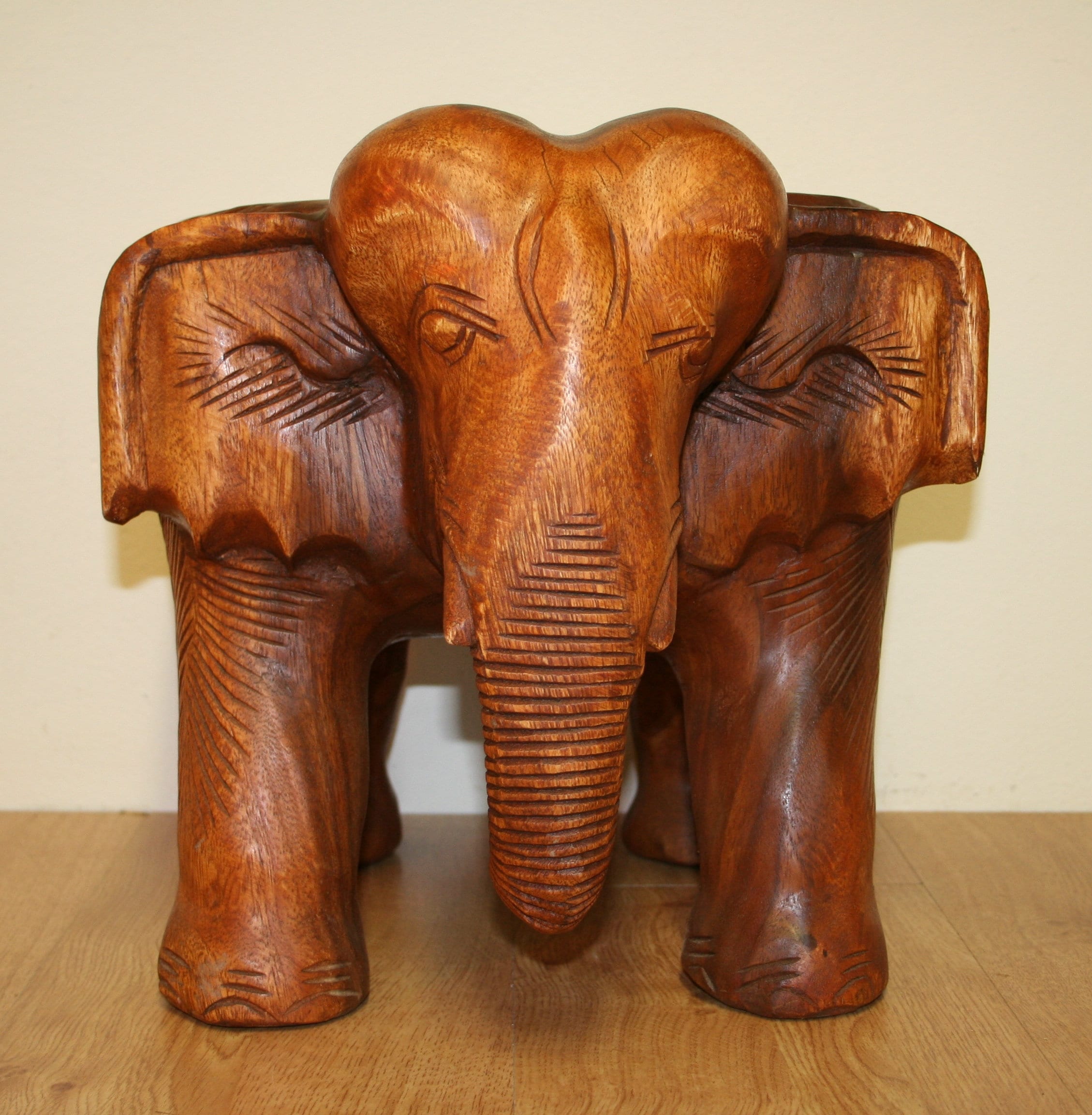 Flat Top Elephant Table Solid Rustic Wooden Table Seat Stool | Etsy UK