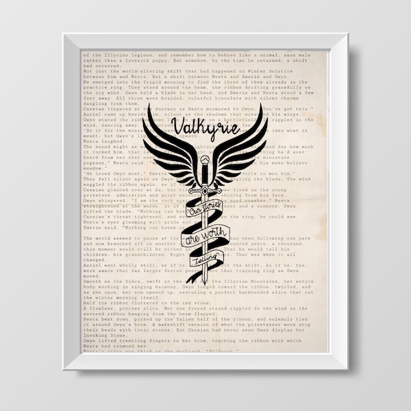 Valkyrie Acotar Art - Etsy