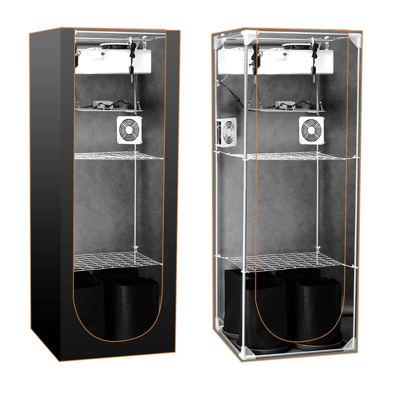 Flo QUANTUM Tent 60x60x160cm Growbox Set - Etsy