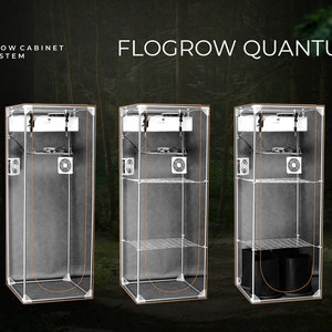 Flo QUANTUM Tent 60x60x160cm Growbox Set - Etsy