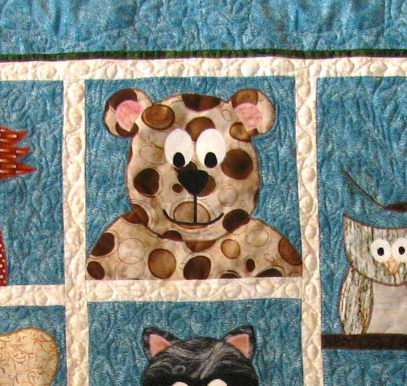 Eli's Forest Friends Quilt Pattern PDF Pattern Digital - Etsy