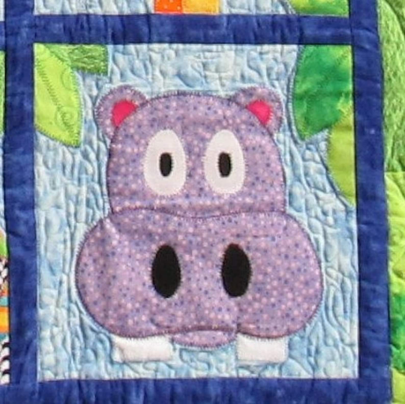 Blake's Jungle Quilt Pattern - Paper Pattern - Child Quilt Pattern - Etsy