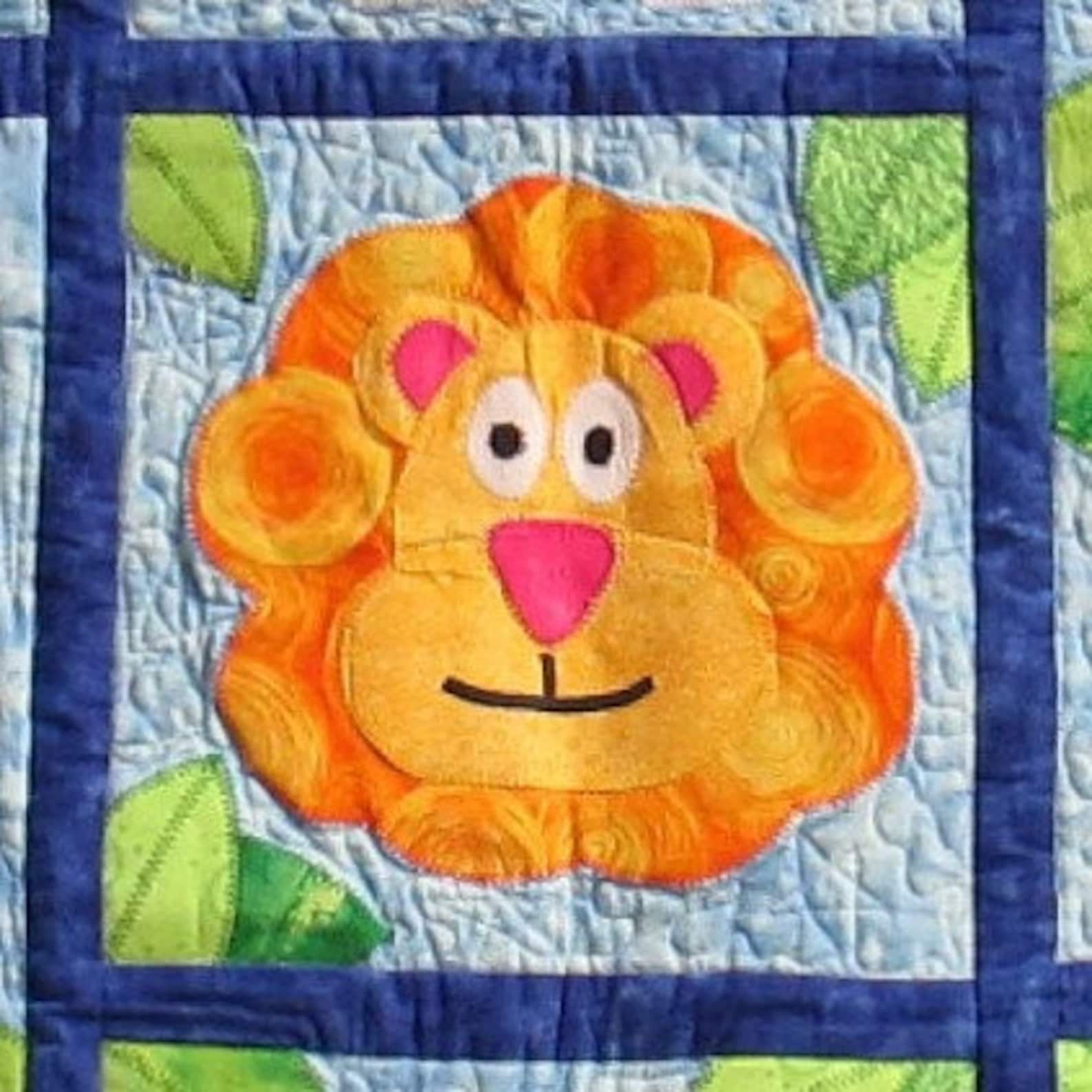 Blake's Jungle Quilt Pattern - Paper Pattern - Child Quilt Pattern - Etsy