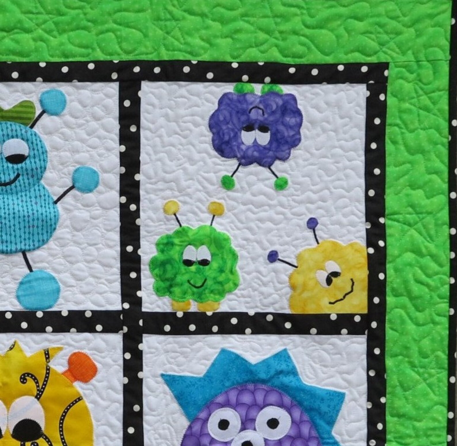 Morgan's Monster Madness Quilt Pattern - PDF Pattern - Digital Download ...
