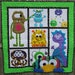 Morgan's Monster Madness Quilt Pattern - Paper Pattern - Child's Quilt ...