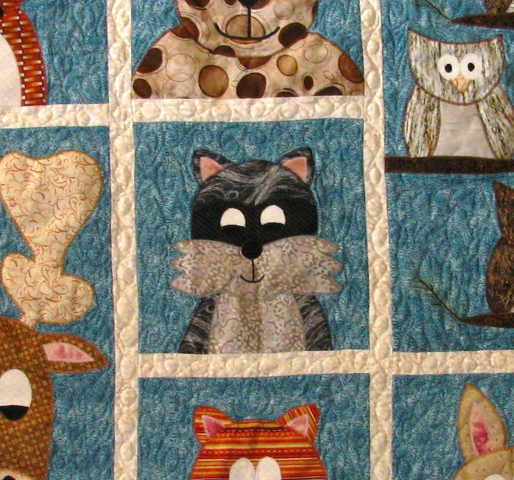 Eli's Forest Friends Quilt Pattern PDF Pattern Digital - Etsy
