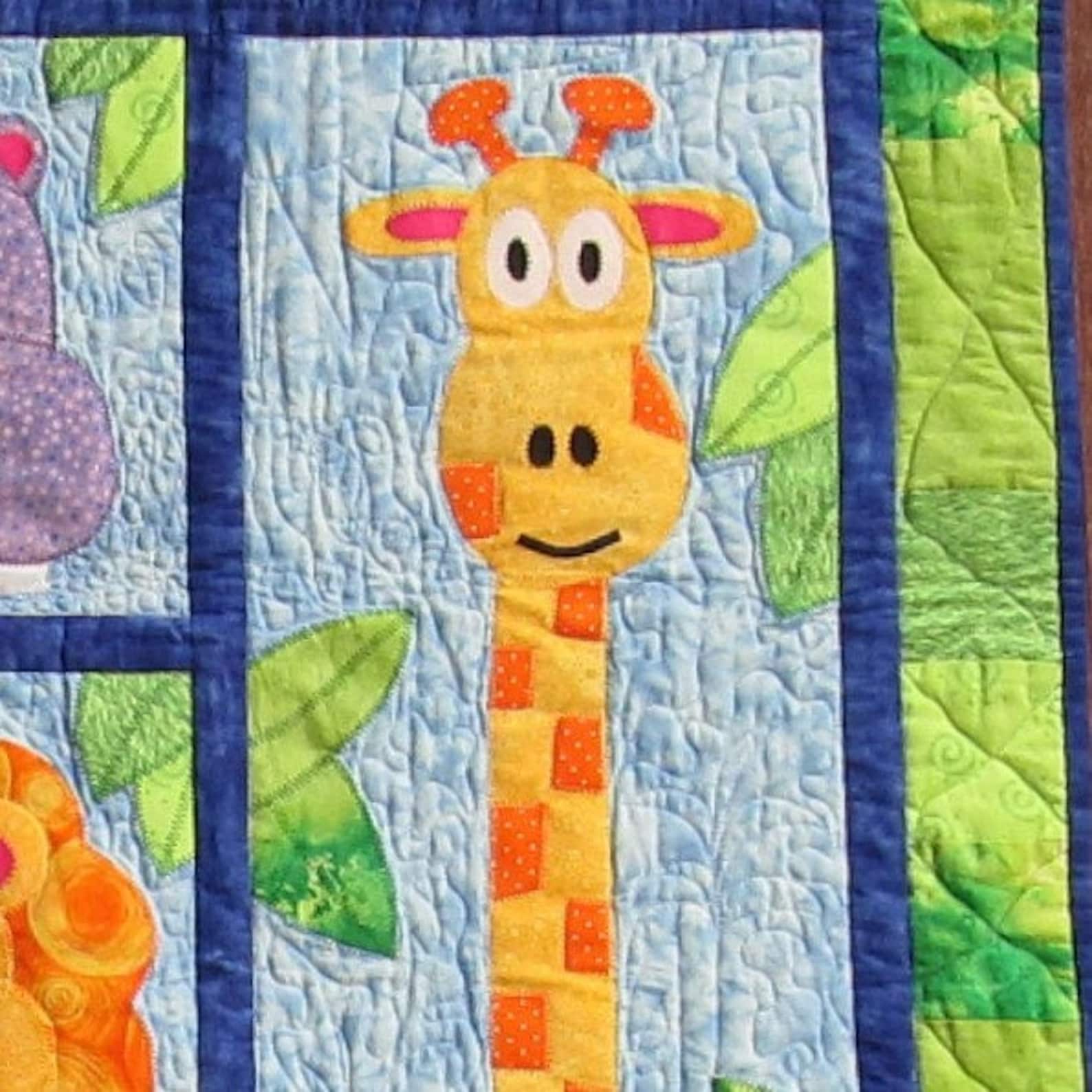 Blake's Jungle Quilt Pattern - Paper Pattern - Child Quilt Pattern - Etsy
