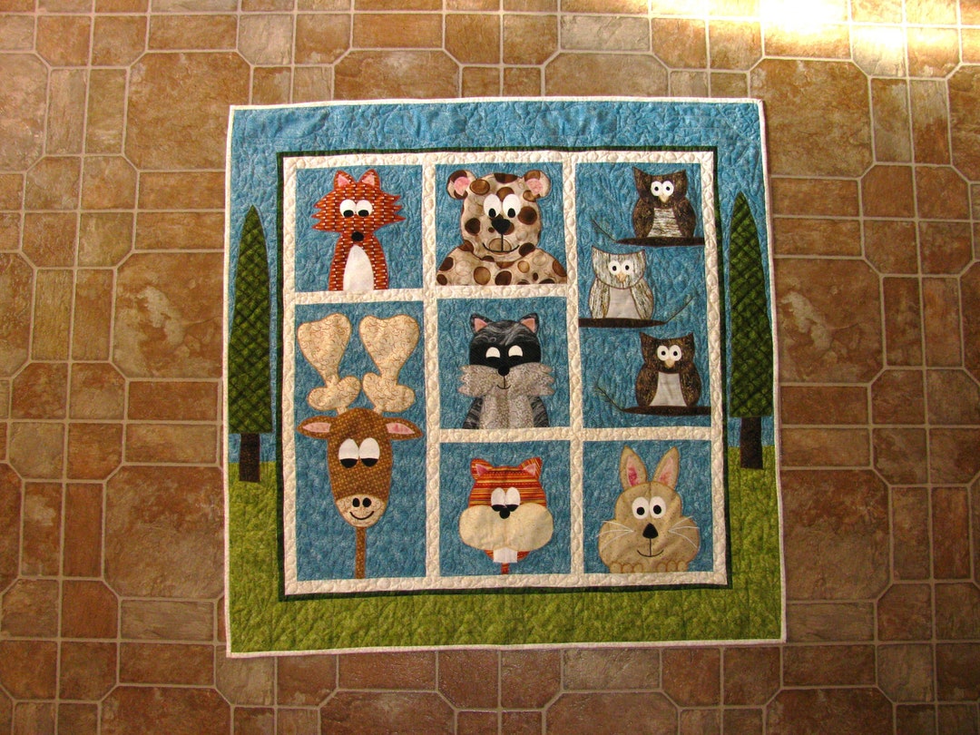 Eli's Forest Friends Quilt Pattern - PDF Pattern - Digital Download ...