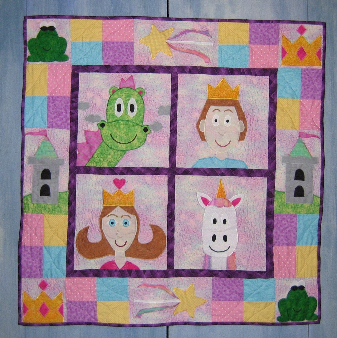 Rachel's Fairytale Quilt Pattern - Paper Pattern - Child's Quilt ...