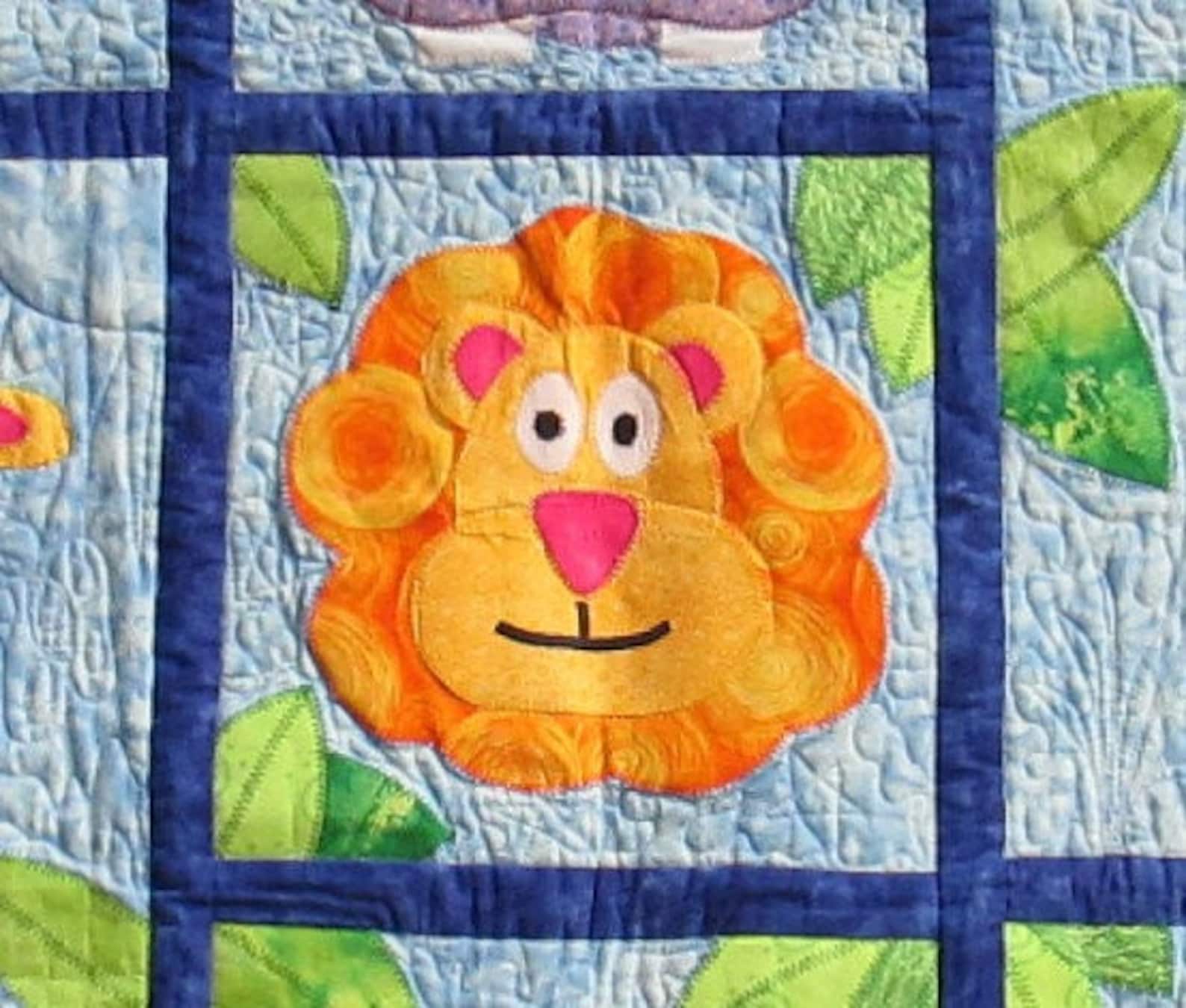 Blake's Jungle Quilt Pattern PDF Baby Quilt PDF Child | Etsy