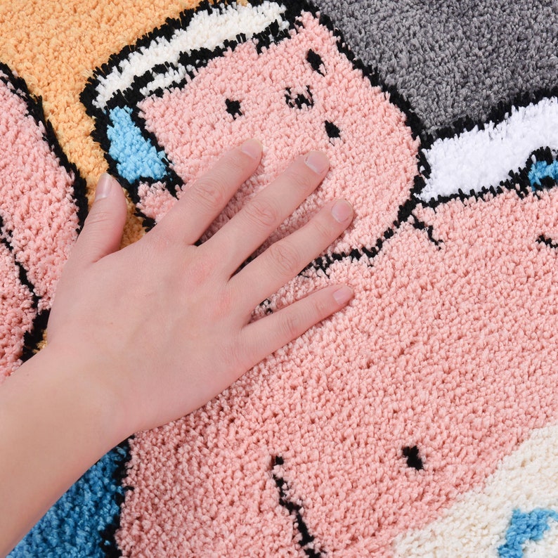Japanese Anime Mat for Bathroom Funny Manga Bath Mat Hot | Etsy