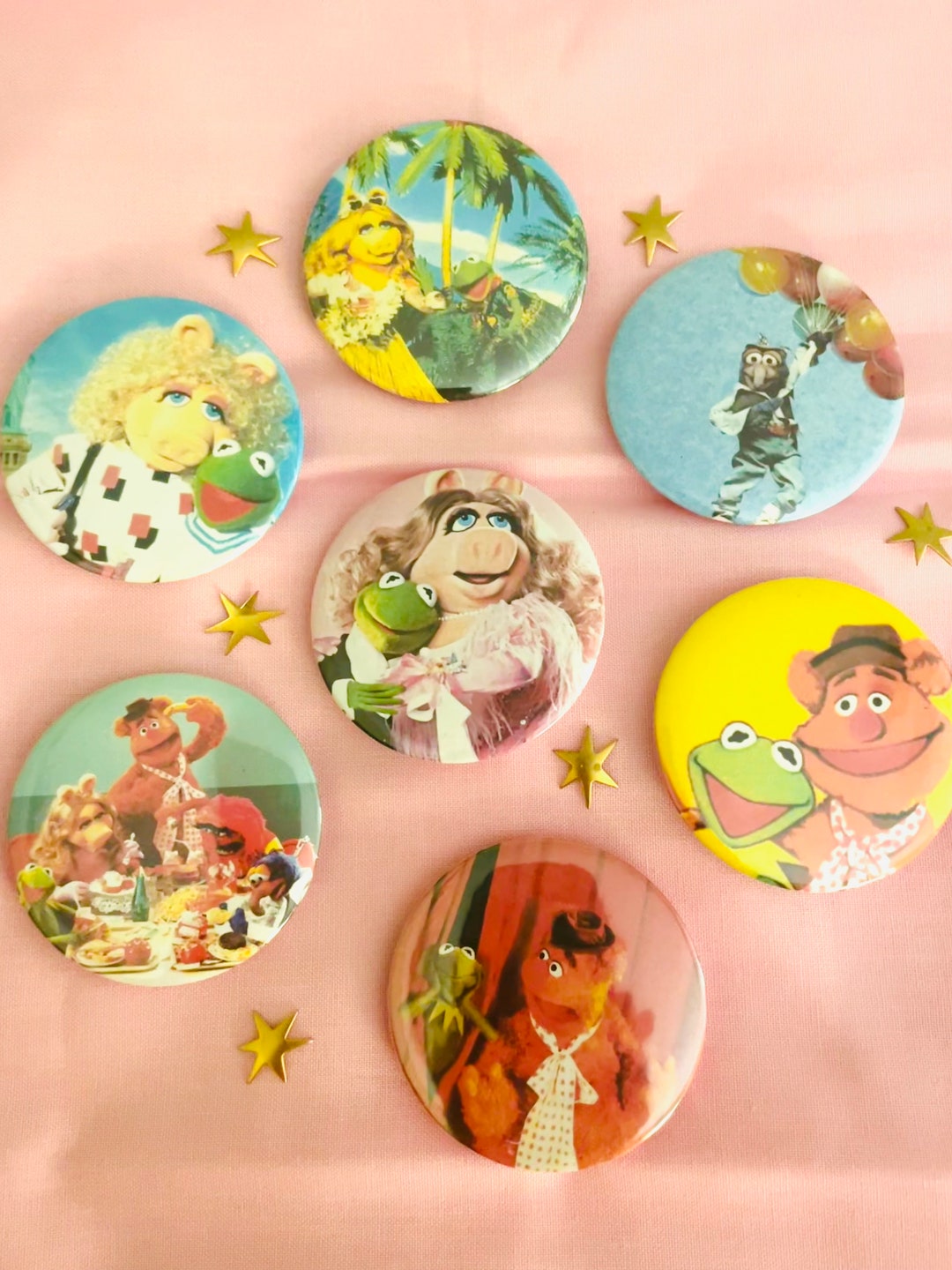Retro Muppets Buttons - Etsy