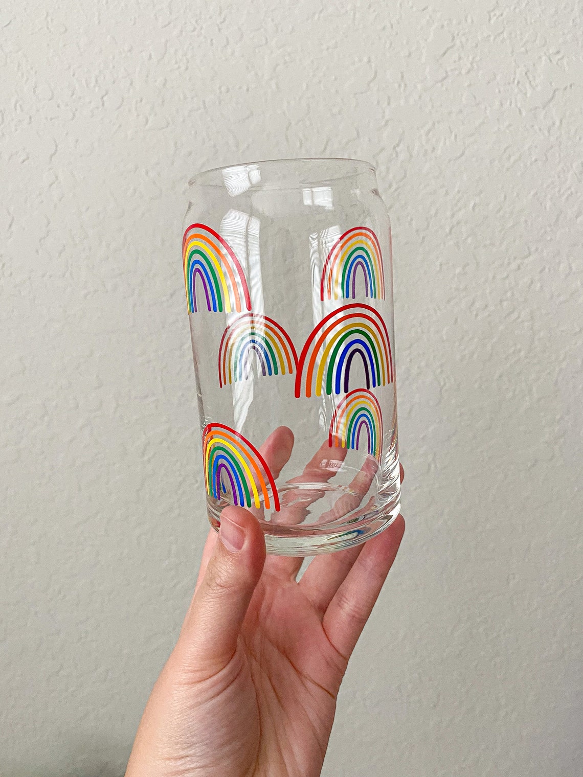 LGBT Drinkware LGBT Rainbow Glass Cup LGBT Pride Gift Shop - Etsy