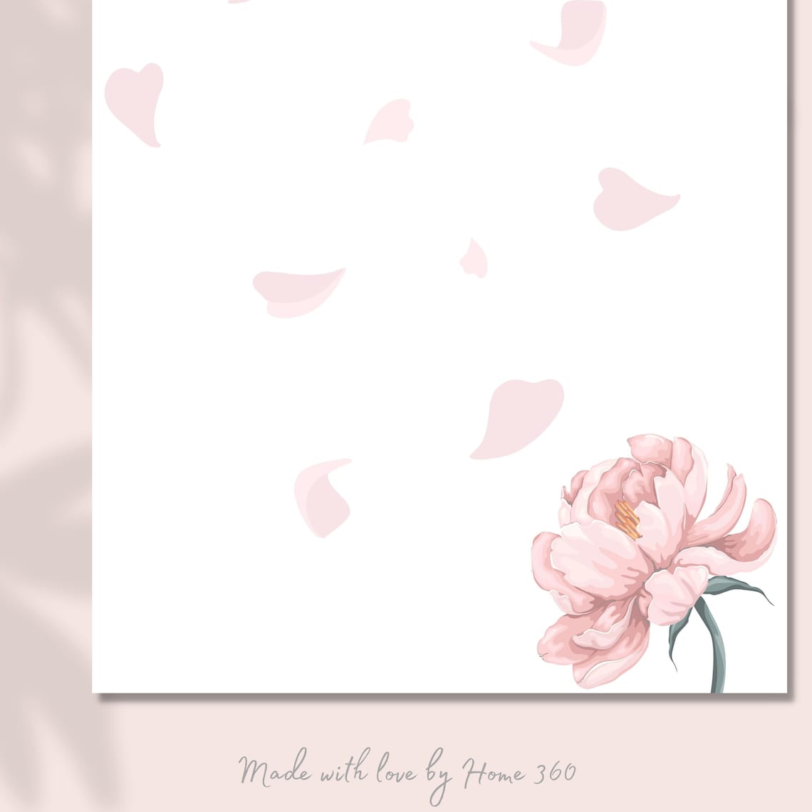 Printable Stationary With Flower Printable US Letter Size - Etsy