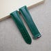 Handmade Green Leather Watch Strap: Buttero Leather, Omega Style - Etsy