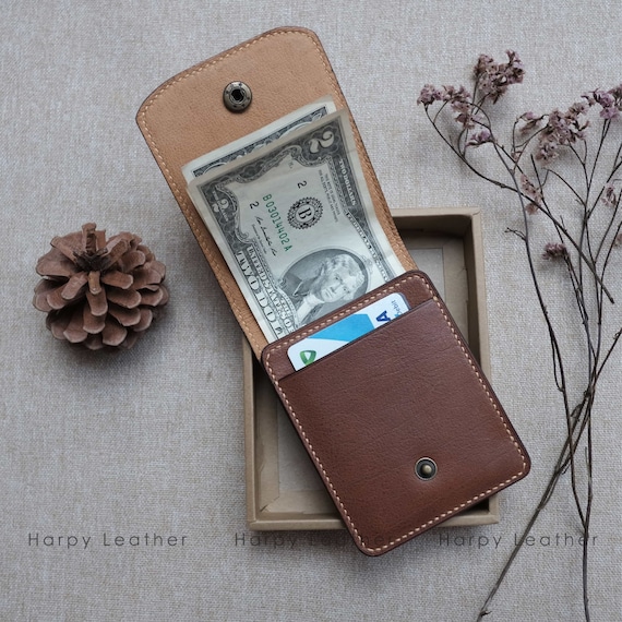 Vertical Wallet Card Holder Slim Vertical Bifold Wallet - Etsy