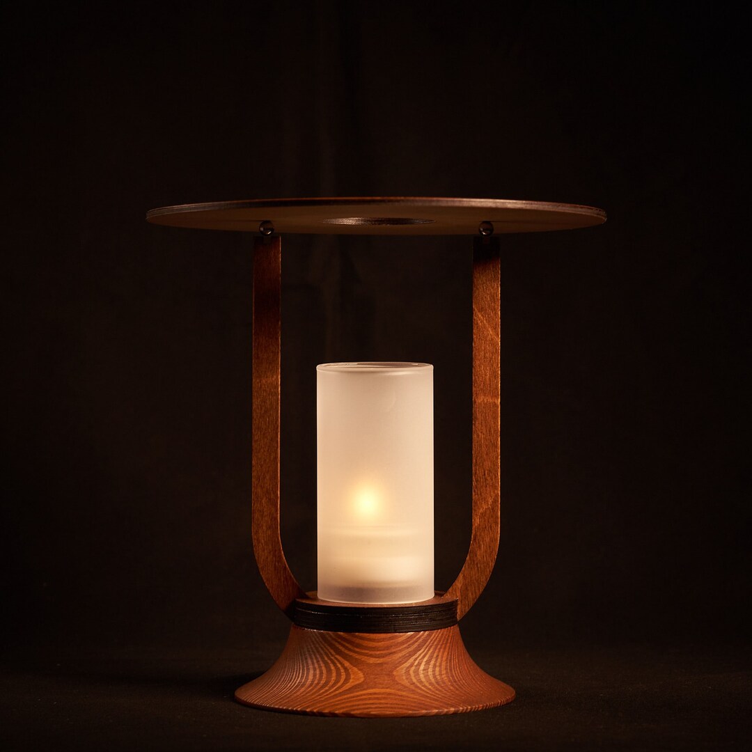 Schijf Lantern Cinnamon Lamp, Table Lamp - Etsy