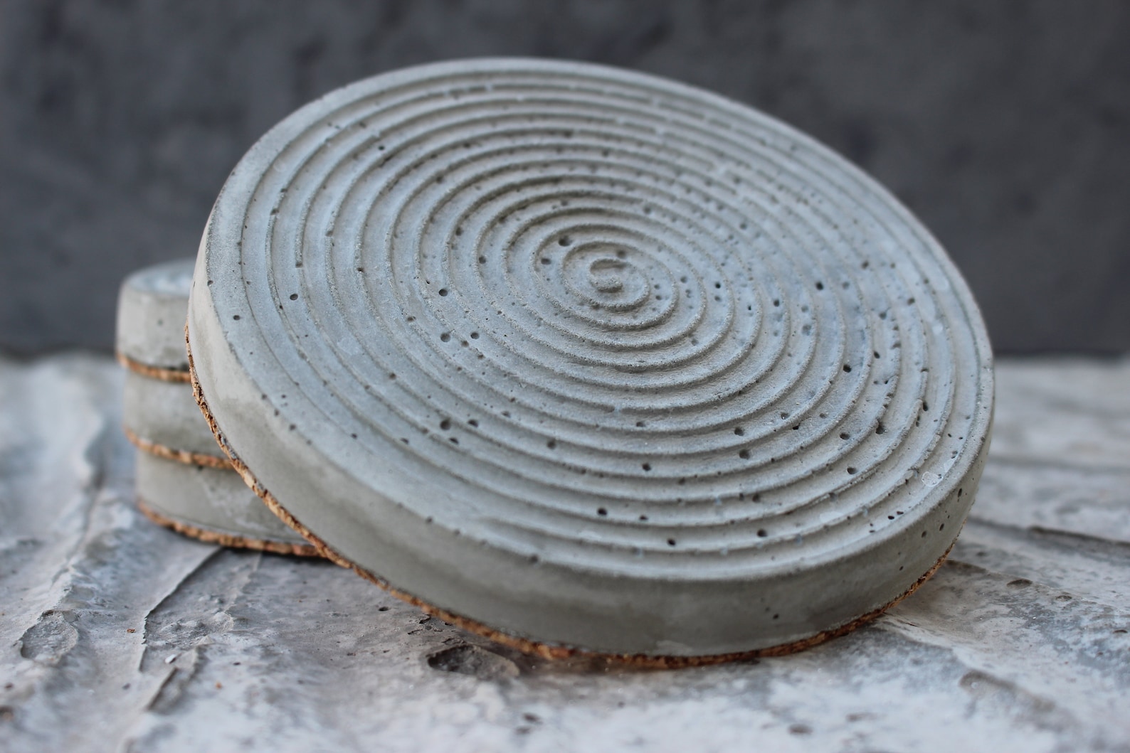 Large Concrete Coasters. Coasters sets. Drink Coaster. Cement | Etsy