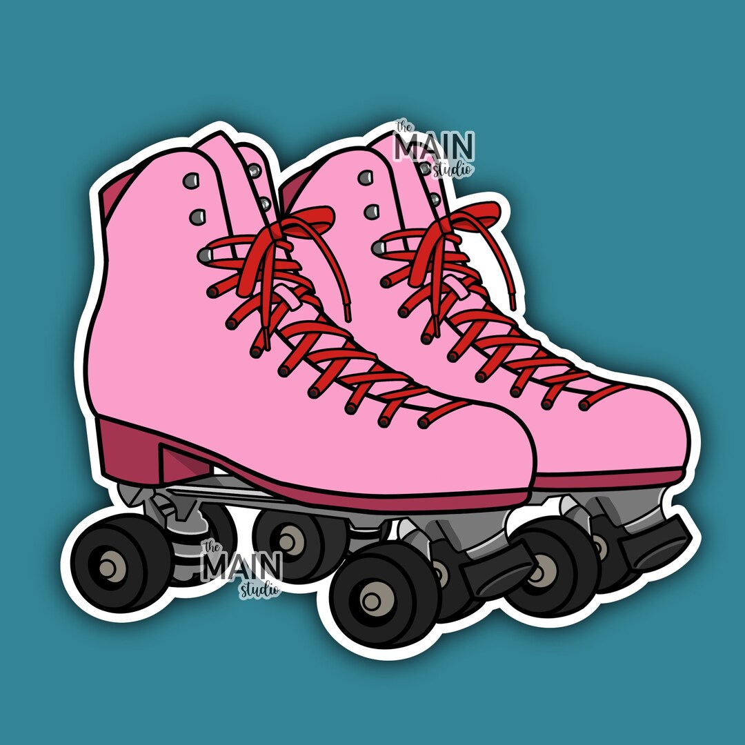 Rollerskates Sticker - Etsy