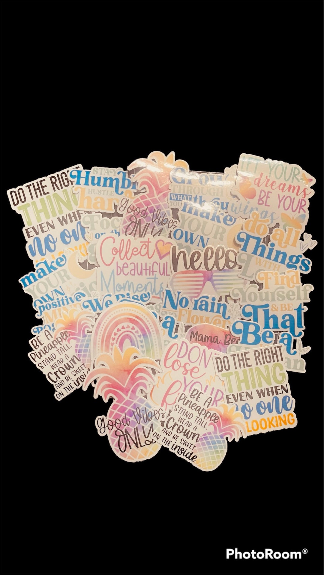 24 Pieces Inspirational Stickers | Waterproof Stickers | Motivational ...