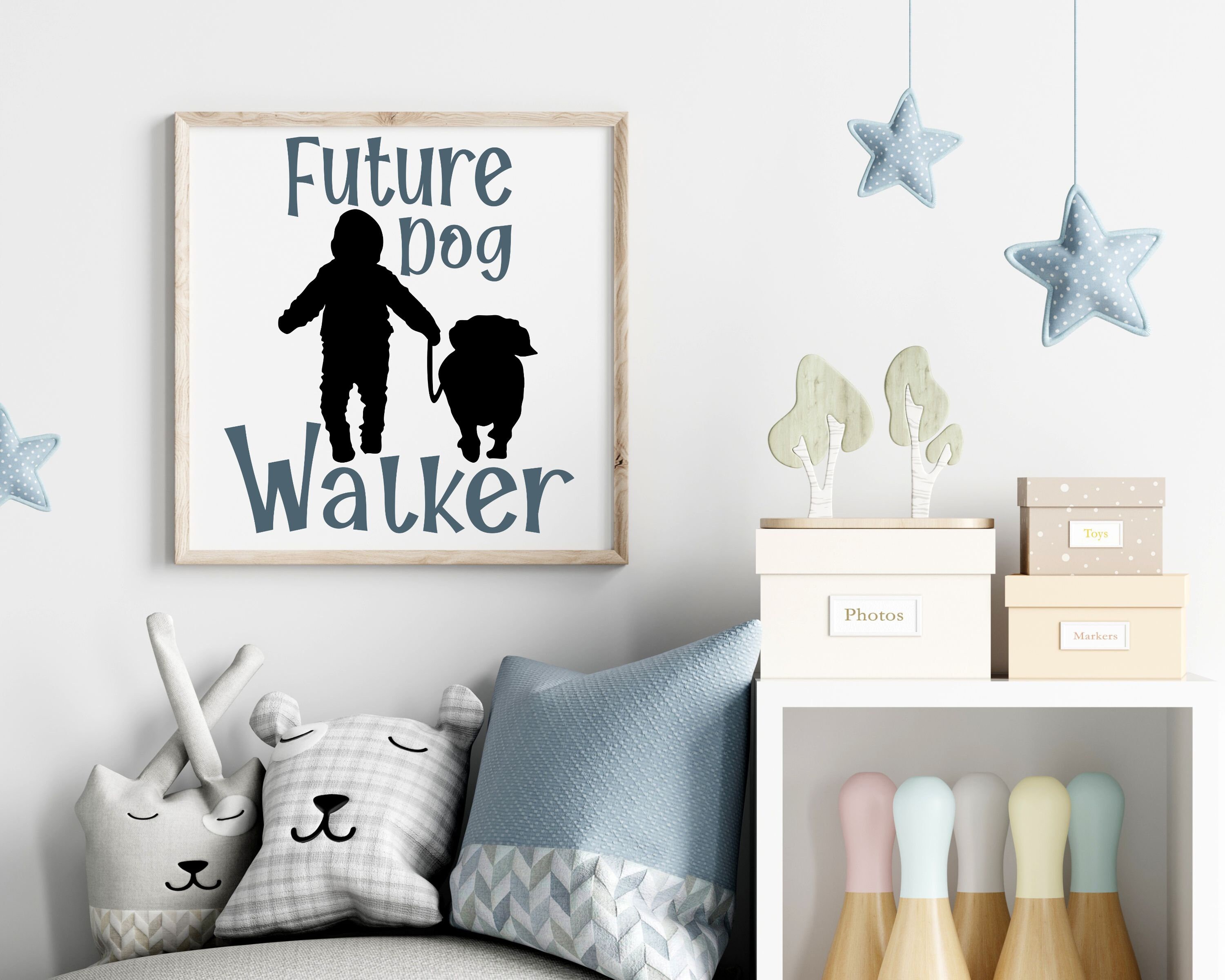 Future Dog Walker Cut File SVG Png Instant Download Cut - Etsy