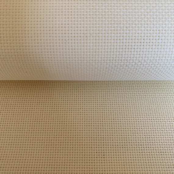 16 Count Cross Stitch Fabric Embroidery Aida Cloth Beige | Etsy