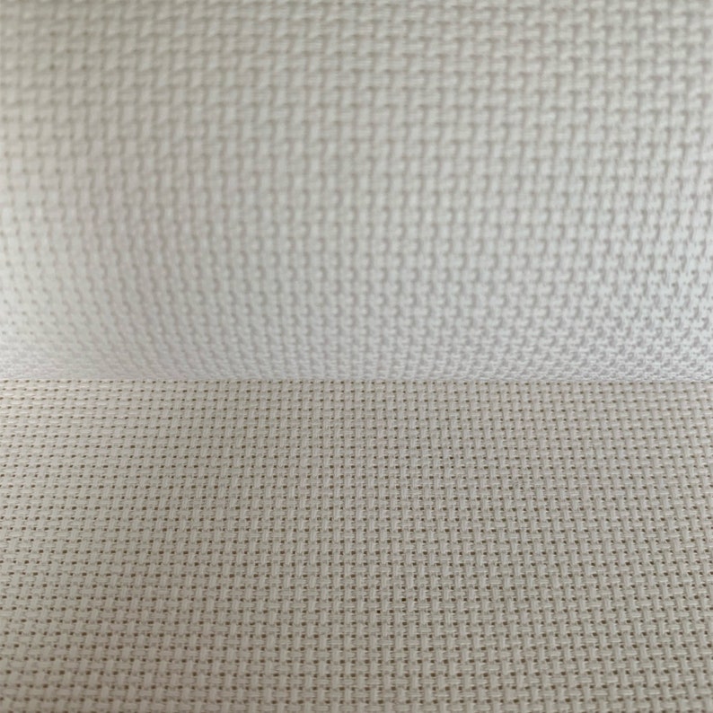 16 Count Cross Stitch Fabric Embroidery Aida Cloth, White - Etsy