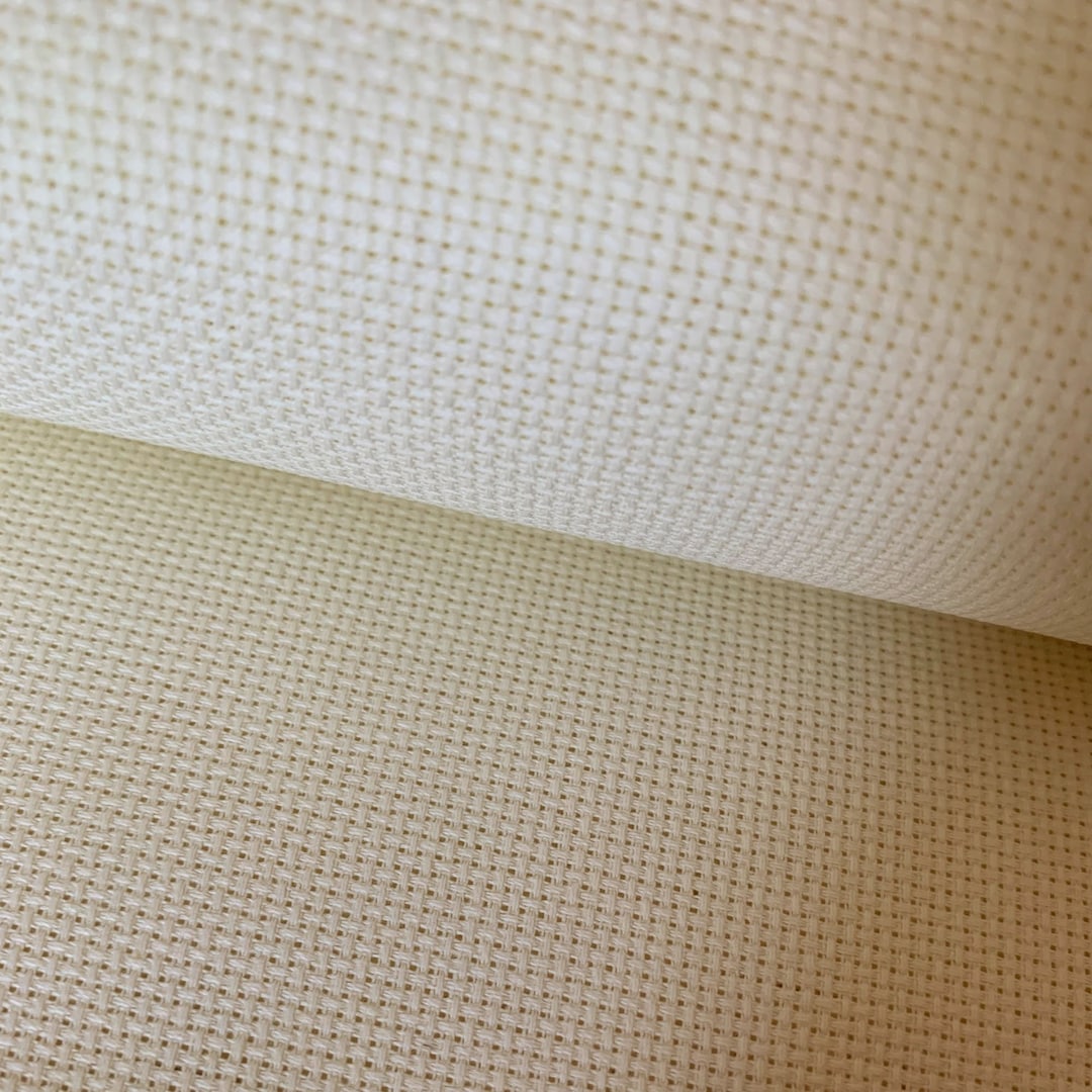 16 Count Cross Stitch Fabric Embroidery Aida Cloth, Cream Color - Etsy