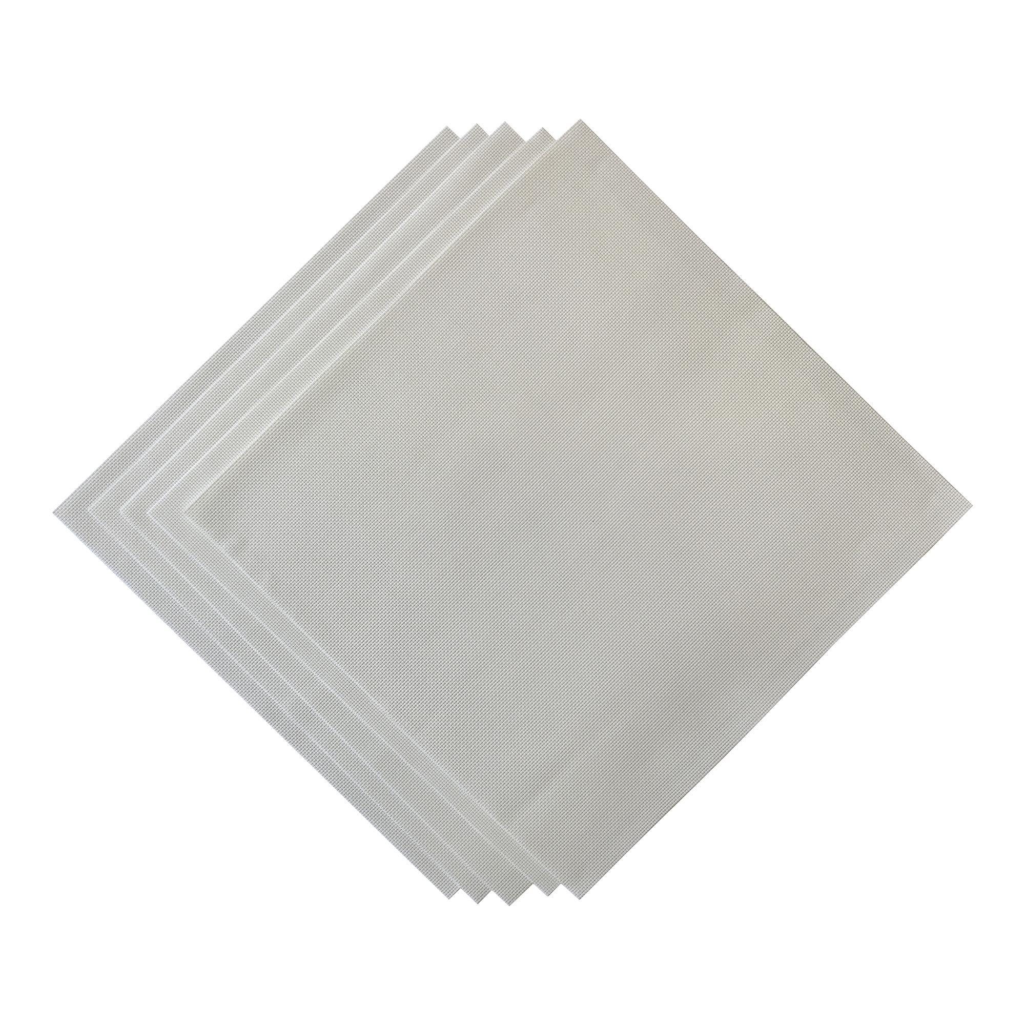 Pre-cut 18 Count White Plastic Aida Mesh Canvas, Pack of 5pieces - Etsy