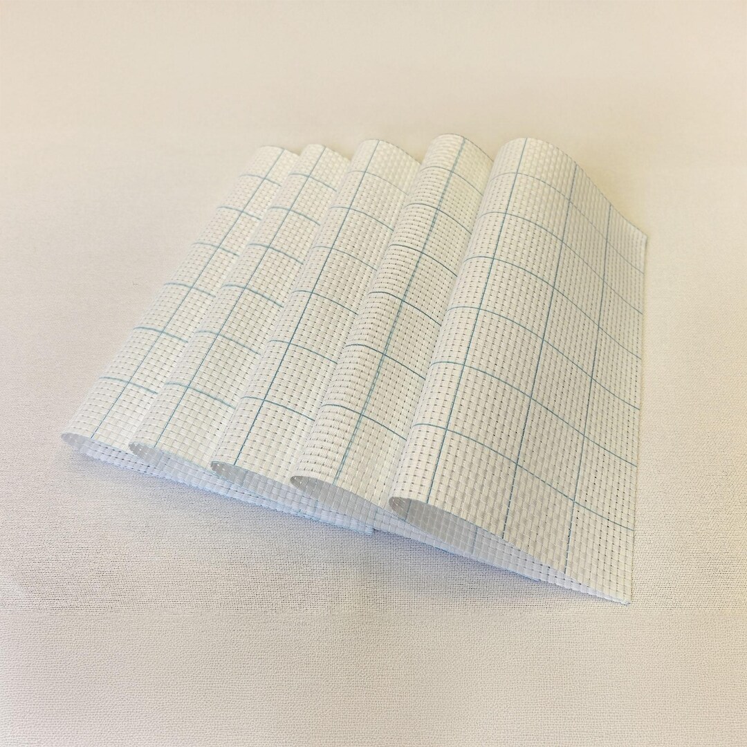 6 Count Aida Cloth: 11.8" Pre-cut Cross Stitch Fabric With Washable ...
