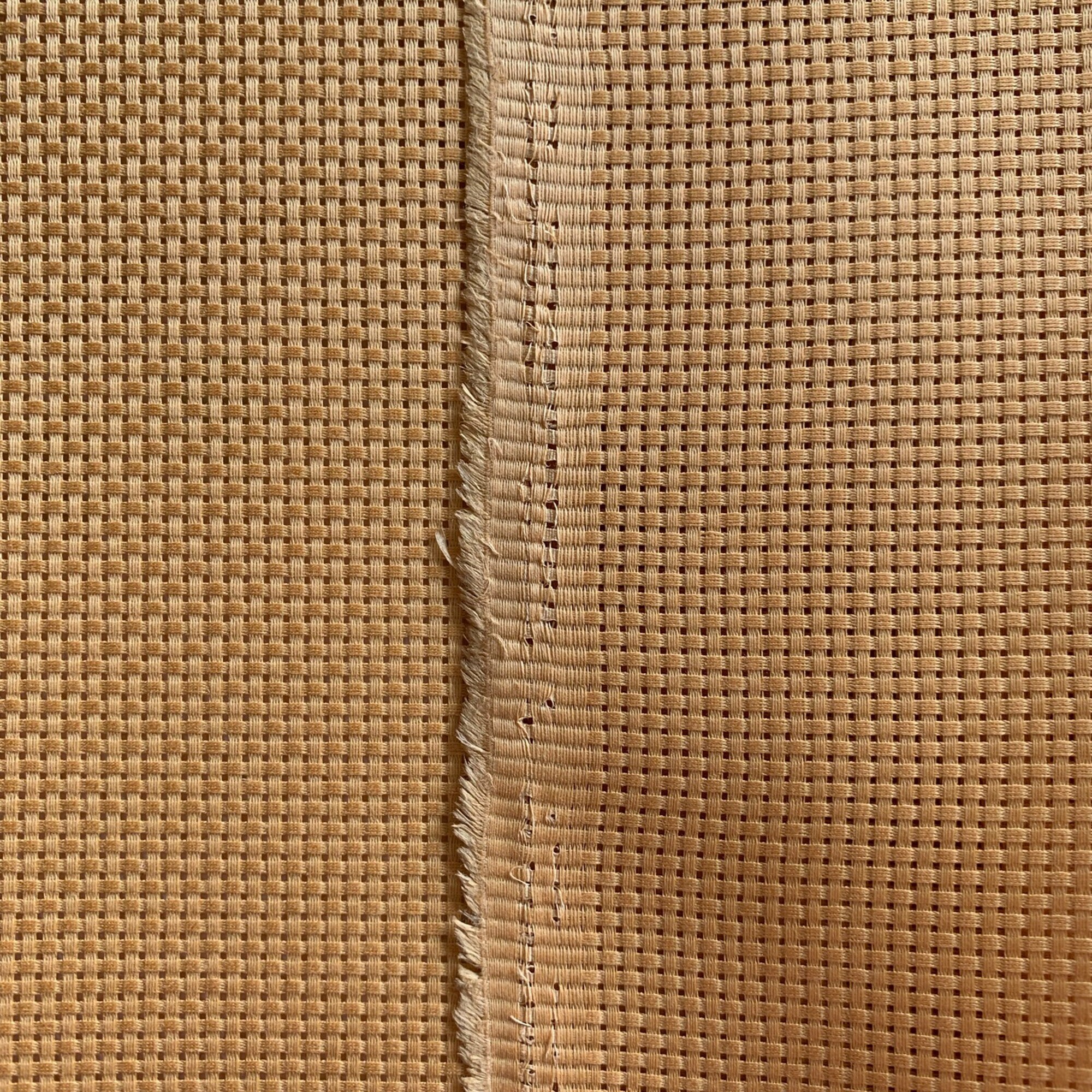 9 Count Cross Stitch Aida Cloth Needlepoint Woven Fabric, Turmeric ...