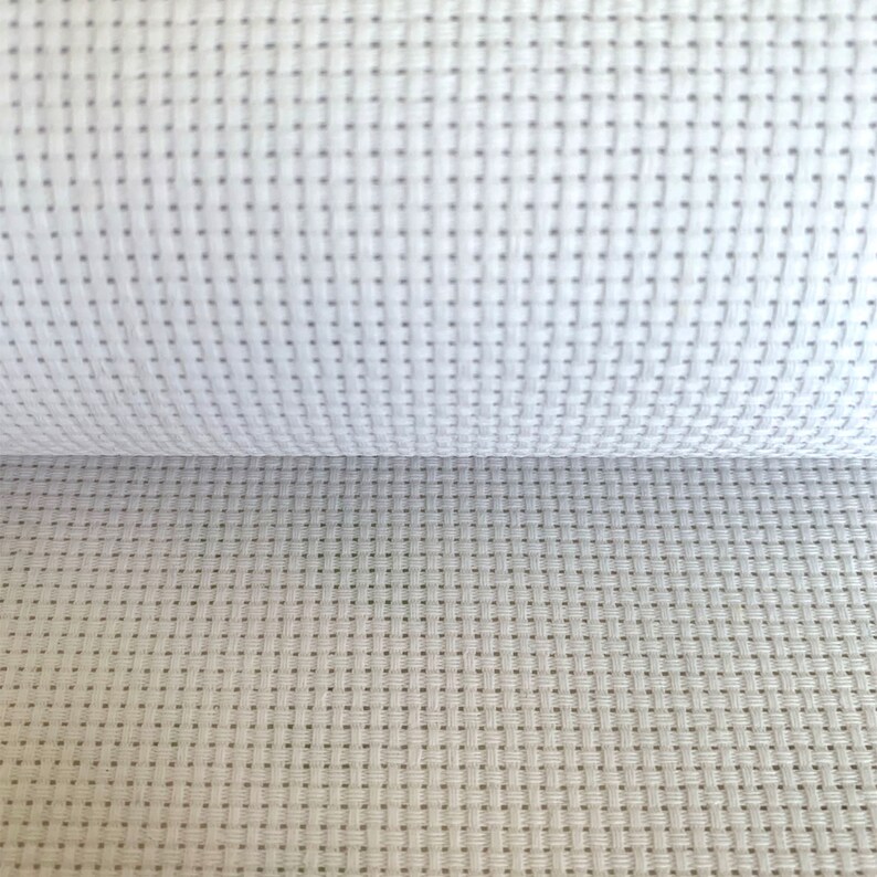 11 Count Aida Cloth Cross Stitch Embroidery Fabric, White - Etsy