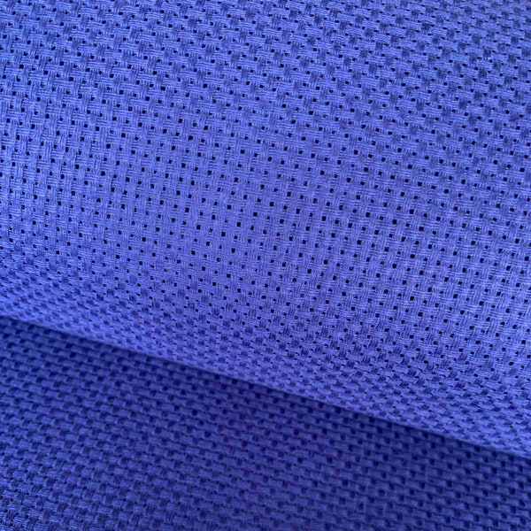 Royal Blue Cross Stitch Fabric - Etsy