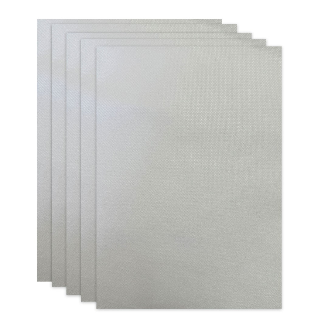 5 Sheets A4 Size Printable Water Soluble Nonwoven Fabric With Backing ...