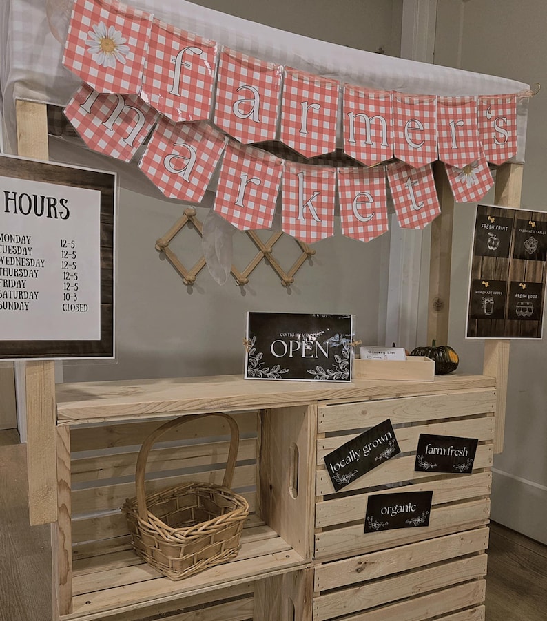 Farmer’s Market Dramatic Play Printable | Downloadable Pretend Play ...