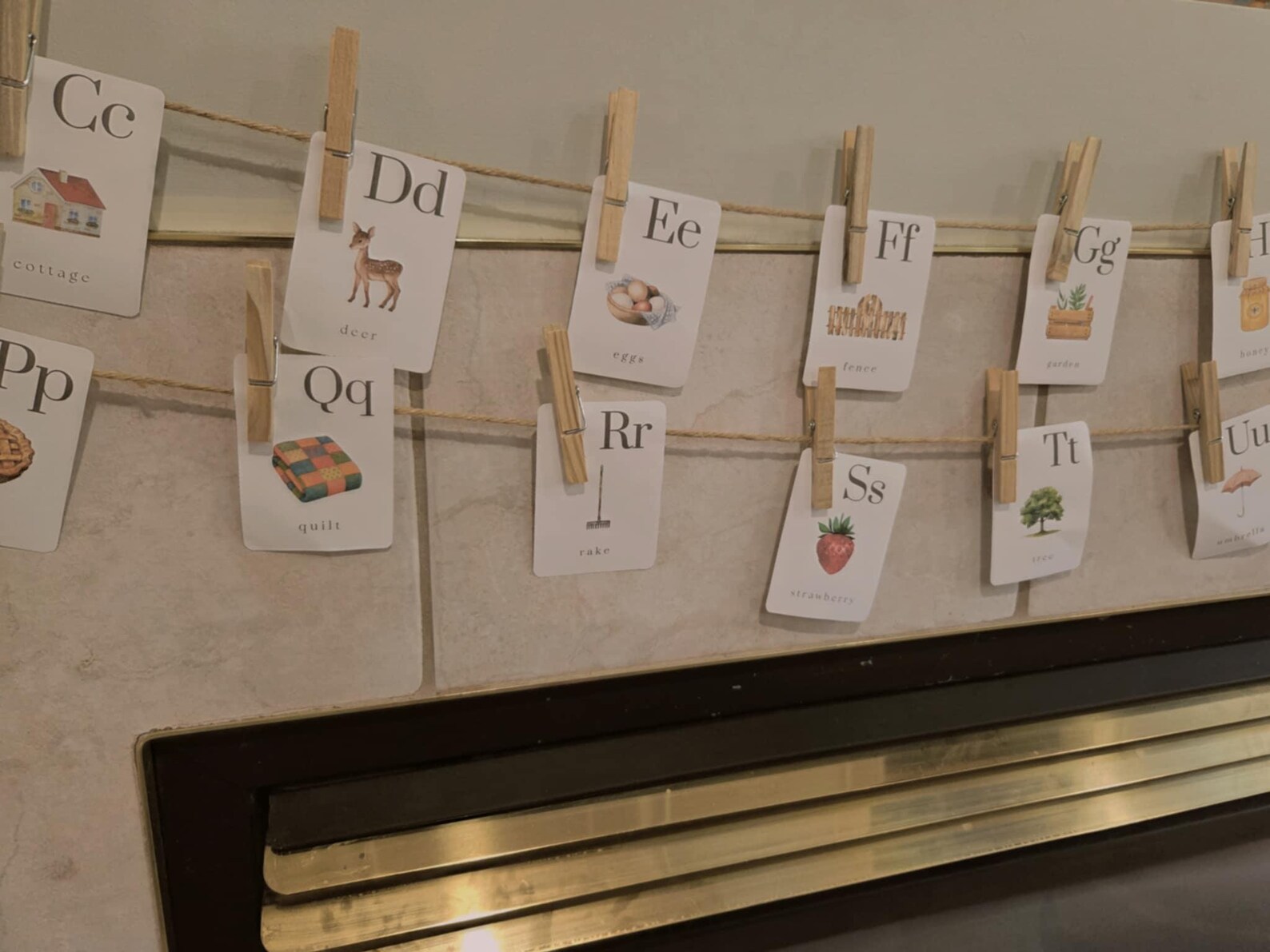 Cottagecore Alphabet Flashcards | Nature-inspired ABC Learning Cards ...