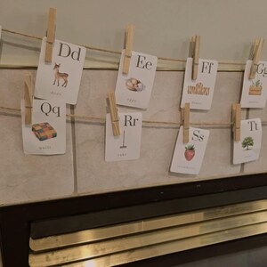 Cottagecore Alphabet Flashcards | Nature-inspired ABC Learning Cards ...