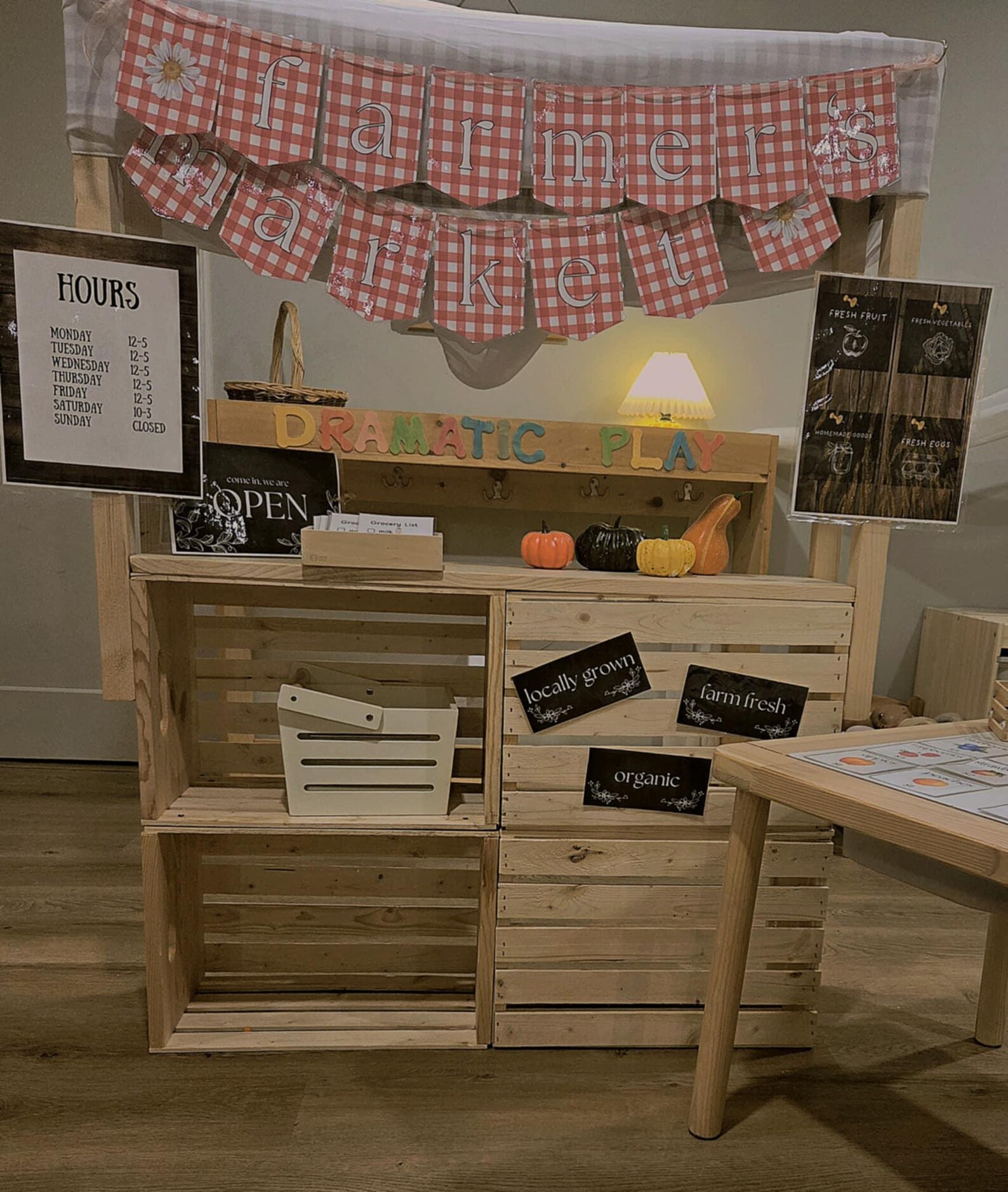 Farmer’s Market Dramatic Play Printable | Downloadable Pretend Play ...