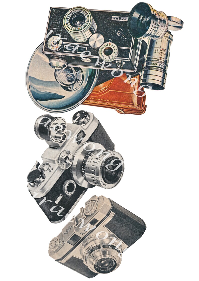 Camera Vintage Image, Photography Collage Stock Photo, Journaling ...